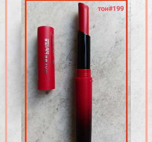 Maybelline помада матовая ultimatte 199