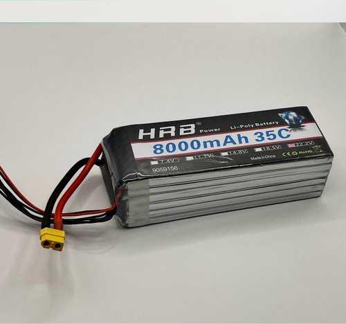 Аккумулятор HRB 6s 8000 mah
