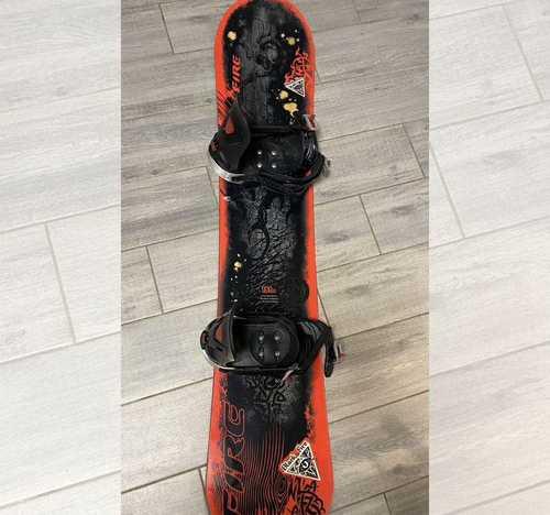 Сноуборд Black fire151 крепление Rossignol