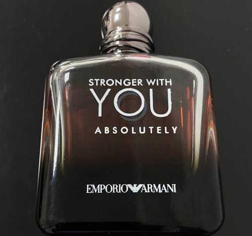 Armani stronger with you absolutely