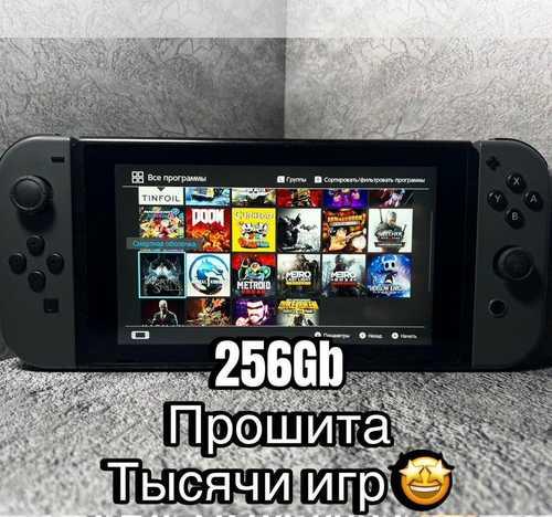 Nintendo Switch v2 256Gb (Прошита, чип)