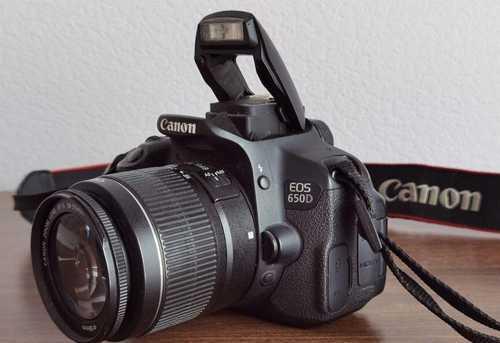 Зеркальный фотоаппарат canon eos 650d