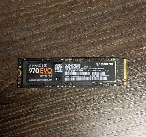 SSD M2 Samsung 970 evo 1tb