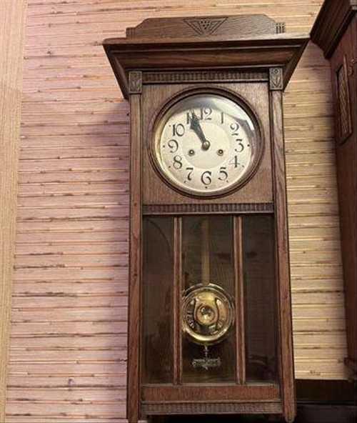 Старинные настенные часы Lenzkirch 1912г.в