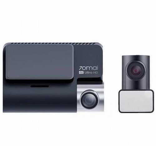 Видеорегистратор 70mai A800S 4K Dash Cam   RC06 set, 2 камеры, черный