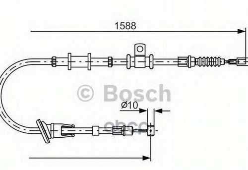 1 987 482 246 трос ручника задний правый L152
