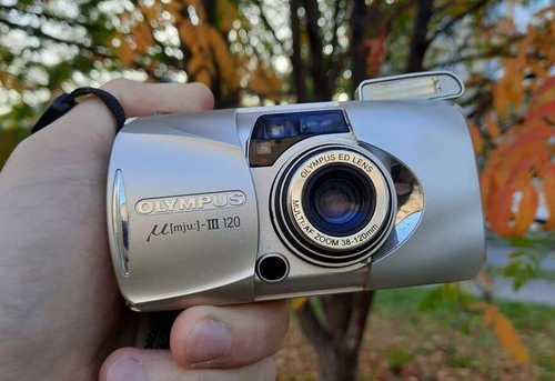 Фотоаппарат Olympus Mju III 120 полный комплект