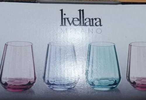 Набор цветных бокалов livellara