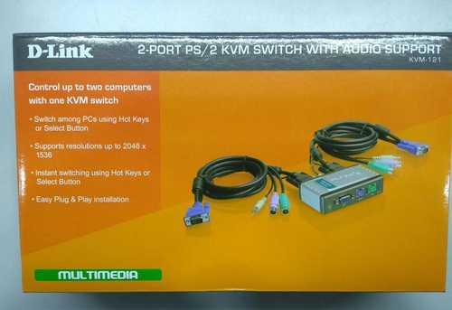 KVM переключатель D-Link KVM-121