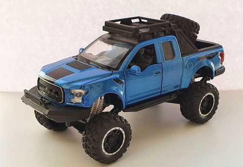 Новая модель Ford F150 Raptor (синий и красный)