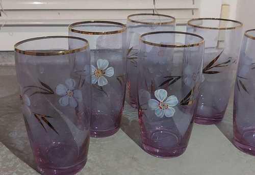 Подарочный набор стаканов "Цветки сирени"