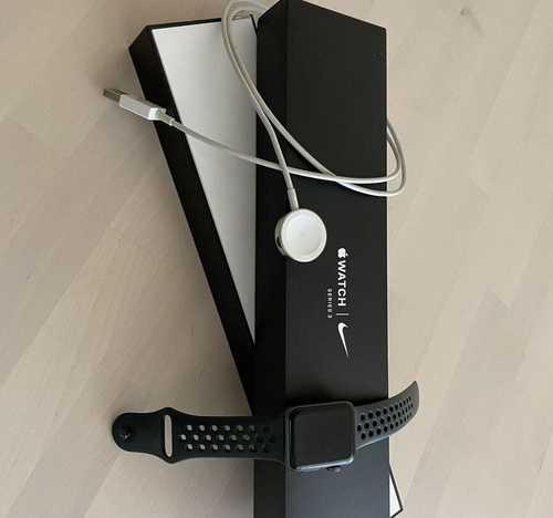 Часы apple watch 3 nike+ 38mm