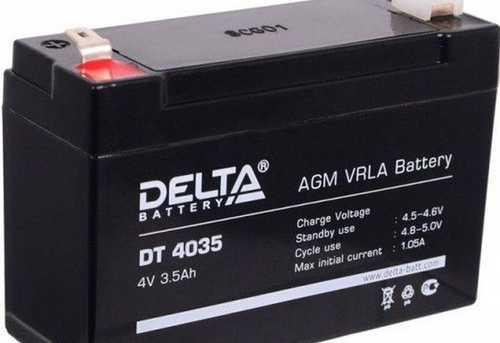 Акб (4V/3,5Ah) delta DT 4035