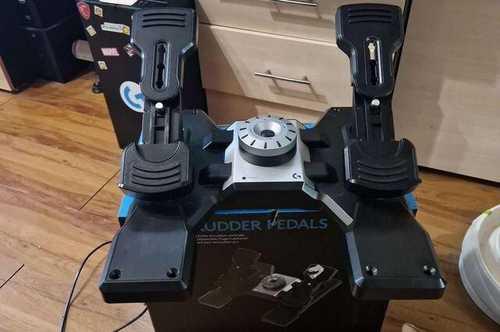 Logitech flight rudder pedals