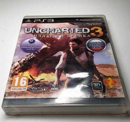 Диск игра PS 3 Uncharted 3 иллюзии дрейка