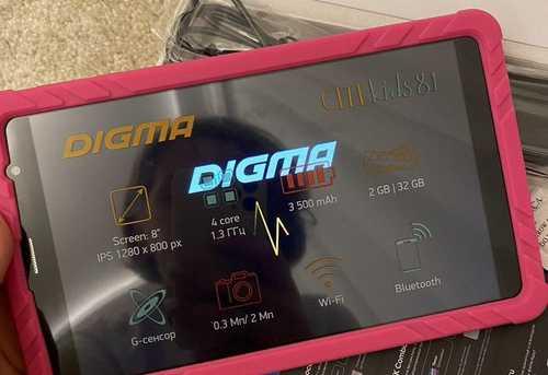 Детский планшет Digma citi kids розовый