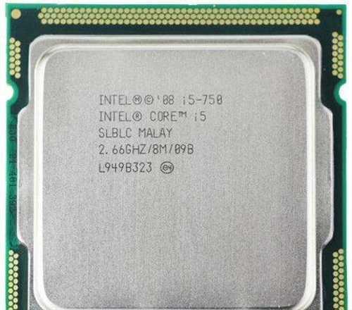 Intel i5-750 Socket LGA1156 2.66/3.2 GHz