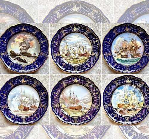 Spode Maritime Морские Бои Англия винтаж