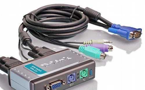 Переключатель VGA KVM 121 D-Link 2 на 1