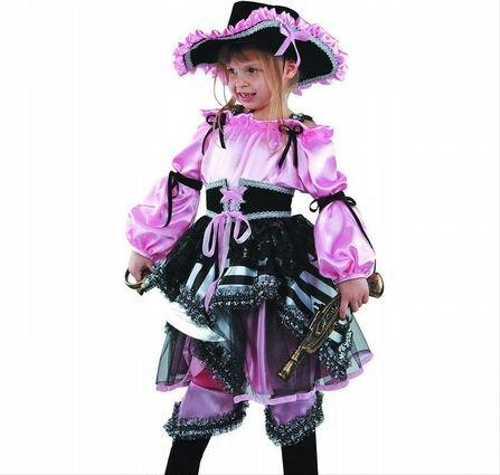 Карнавальный костюм 456-34 "пиратка" розовая