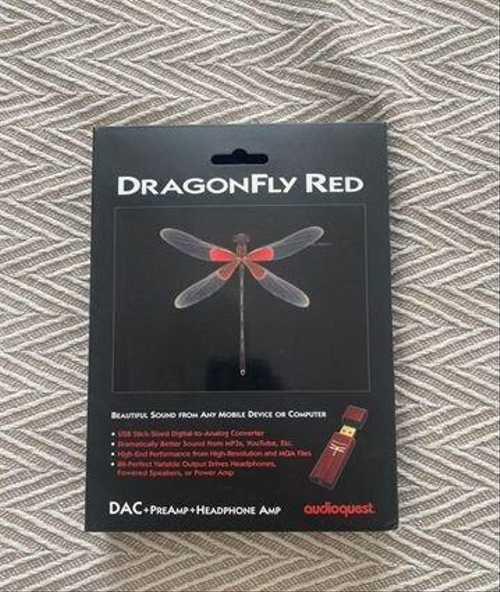 Цап (DAC ) audioquest dragonfly red