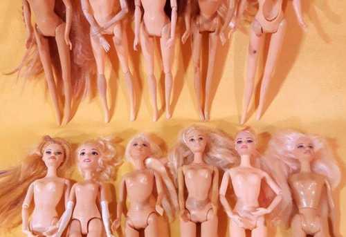 Барбиобразные Куклы. 11 штук. С мелкими дефектами