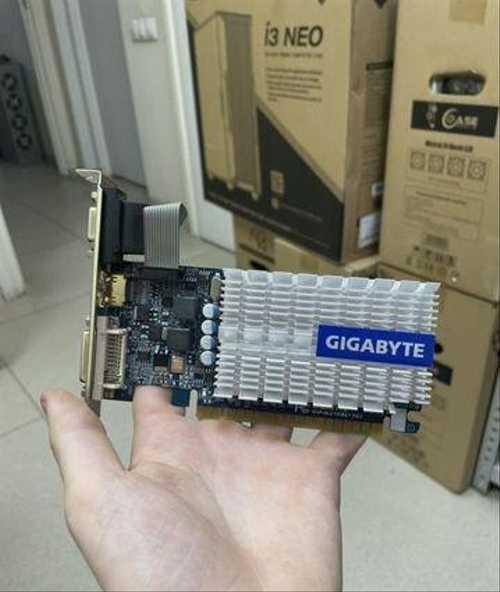 Видеокарта gigabyte GeForce 210 Silent 1gb