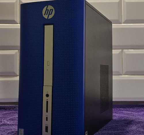 Пк HP: i3-7100, RX460 2GB, 8gb DDR4, SSD 240