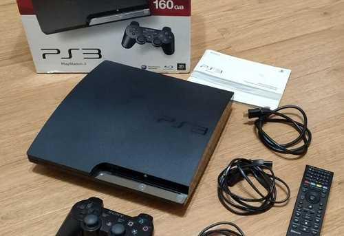 Sony PS 3 Slim 160GB(Прошита) +Игры