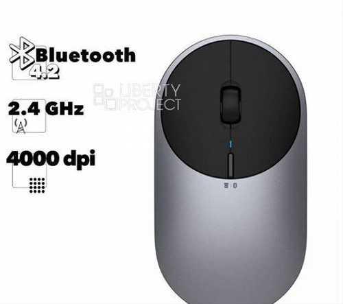 Мышь беспроводная Xiaomi MI Portable Mouse 2 чёрн