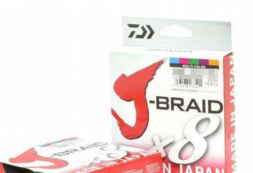 Шнур Daiwa J-Braid X8 Multicolor #2,5 0.22мм