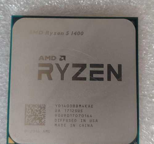 Процессор AMD Ryzen 5 1400