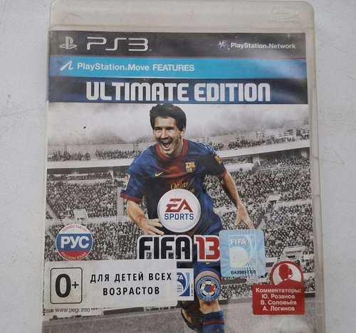 Диск с игрой «FIFA 13 Ultimate Edition» для «PS3»