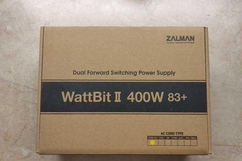 Блок питания zalman Wattbit II 400W ZM400-XE II