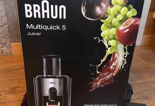 Соковыжималка Braun multiquick 5 J500