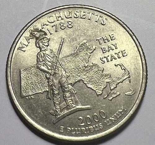 Монета quarter dollar