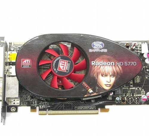 Видеокарта 1Gb Radeon 5770, PCI-E HD5770 1G