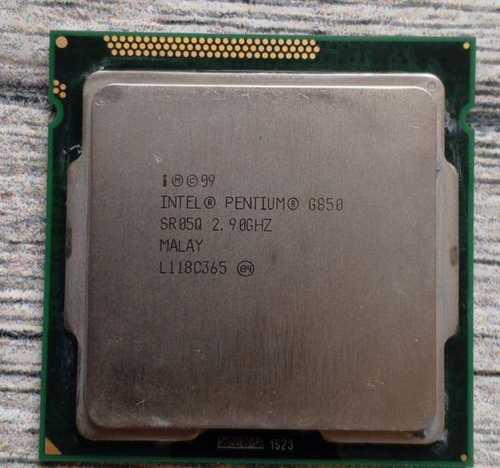 Процессор 1155 Intel Pentium g850