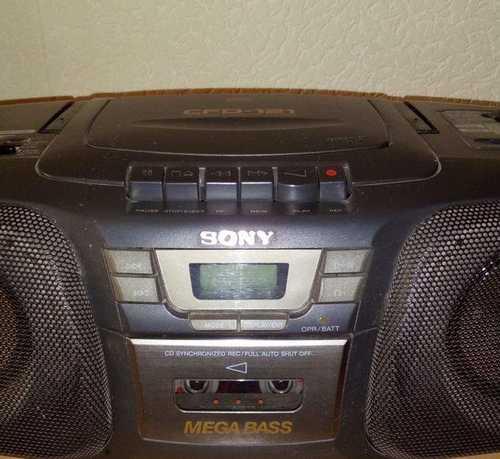 Бумбокс магнитофон Sony CFD-121, 1996 год