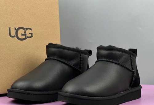 Угги женские ултра мини Ugg Ultra Metallic Black