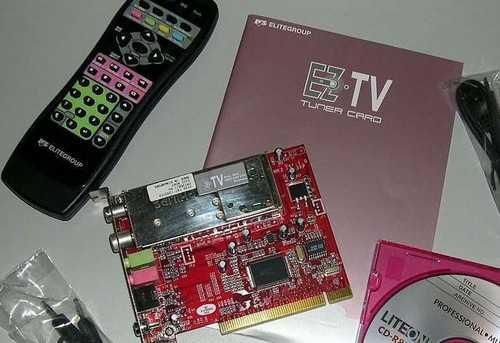 TV-FM-тюнер ECS EZ-TV(TVP3XP) для пк аналоговый