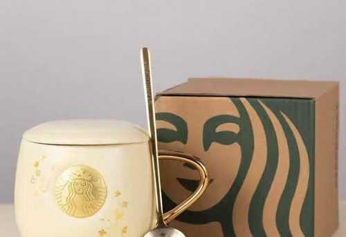 Кружка и ложка от Starbucks новая
