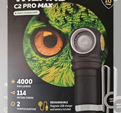 Фонарь Armytek Wizard C2 Pro Max LR(F06701C)