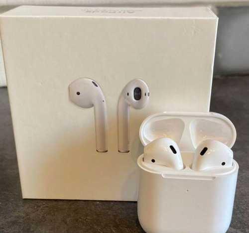 Беспроводные наушники apple airpods 2