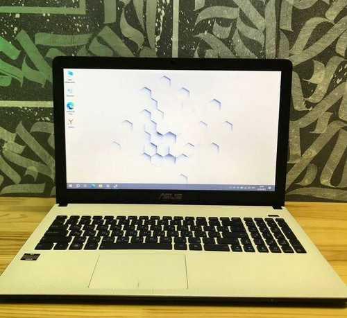 Белоснежный ноутбук Asus на SSD