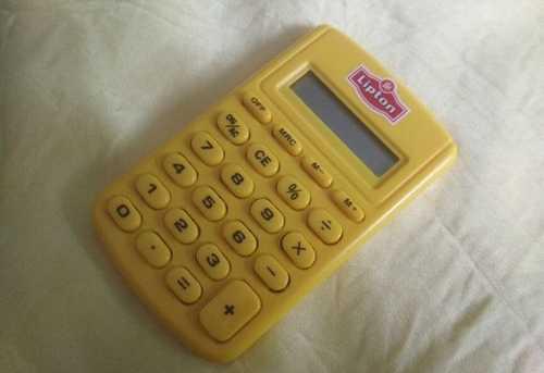 Калькулятор Lipton, жёлтый