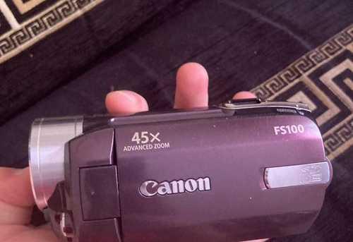 Видеокамера canon fs100