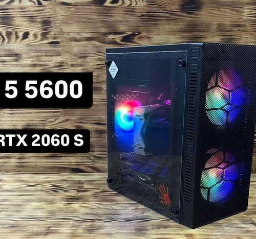 Игровой пк, Ryzen 5600, RTX 2060s, озу 32Gb