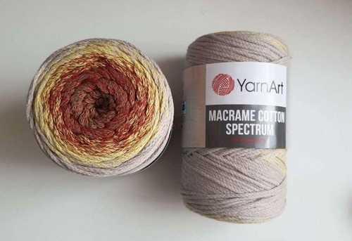 Пряжа Yarn Art macrame cotton spectrum