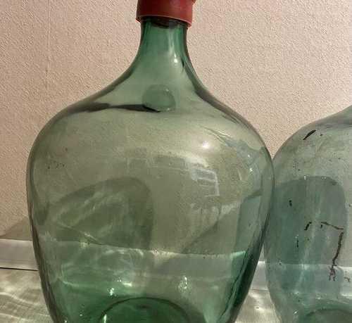 Стеклянная бутылка 25л
